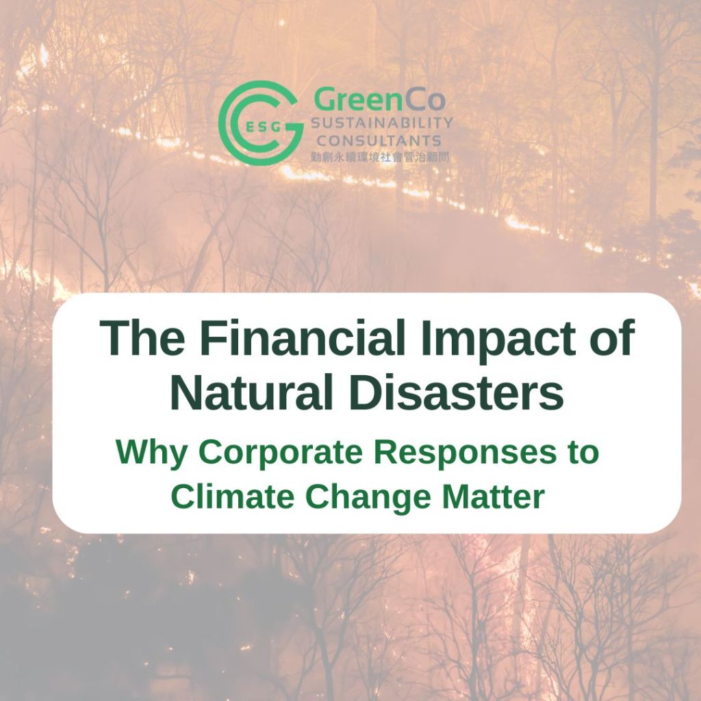 The Financial Impact Of Climate Change: Corporate Matters